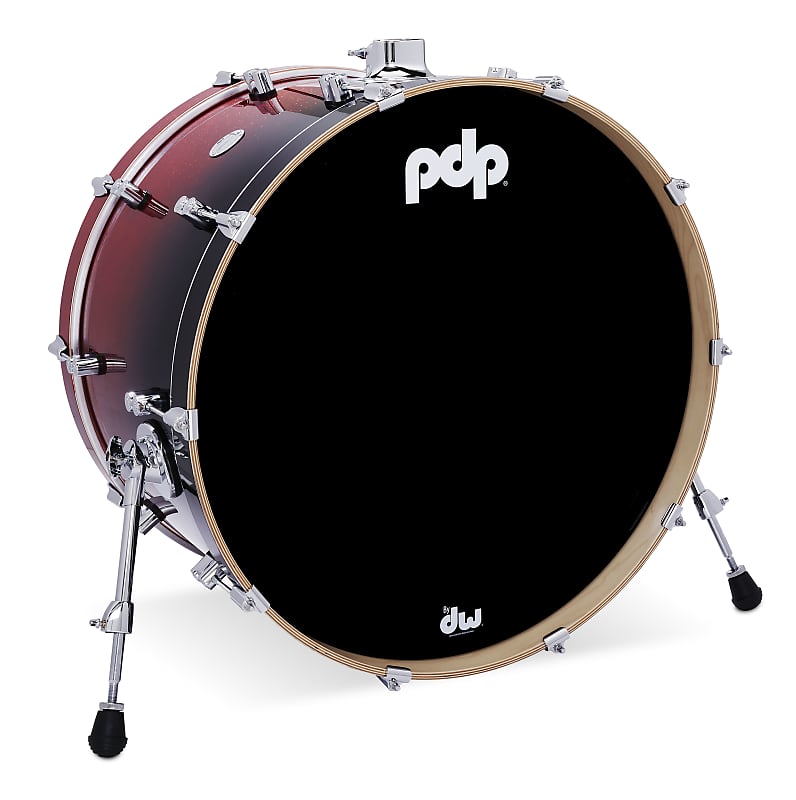 PDP Concept Ma Red/Black Fade CR HW 14x24 *S PDCM1424KKRB | Reverb