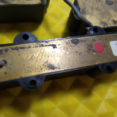 REFLEX RED ACTIVE RED ACTIVE P/J Bass Pickups 80's - Black | Reverb