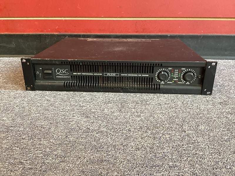 QSC Powerlight II PL230 3000 Watt Power Amplifier | Reverb