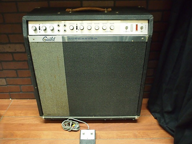 RARE 1960's Guild Superstar Tube Guitar Amplifier Amp w/ | Reverb