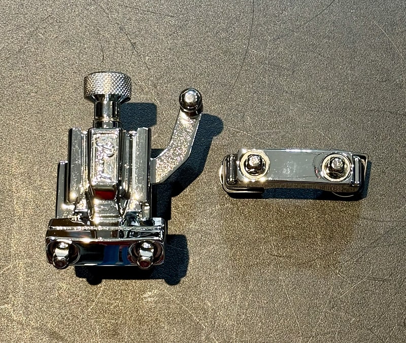 Pearl SR-018 piccolo strainer/ butt plate 2019 - chrome | Reverb