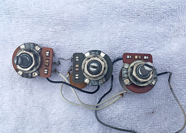 1981 / 1982 Fender USA Stratocaster Volume and Tone Pots, | Reverb