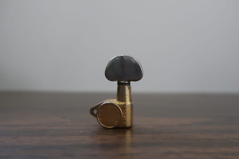 Vintage 1970s Grover Guitar Tuner Gold Patent Pending Stamp | Reverb
