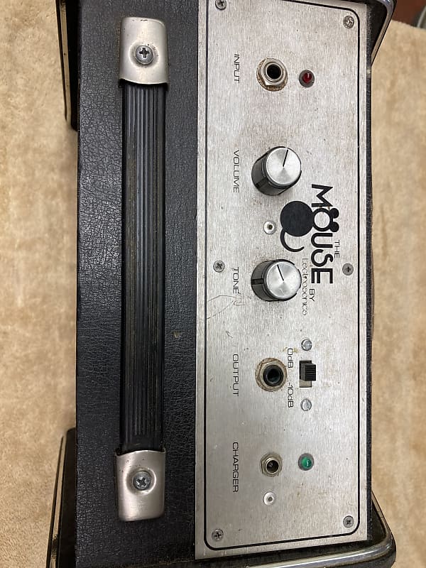 Lectrosonic amplifier Mouse 1980 Black Tolex | Reverb
