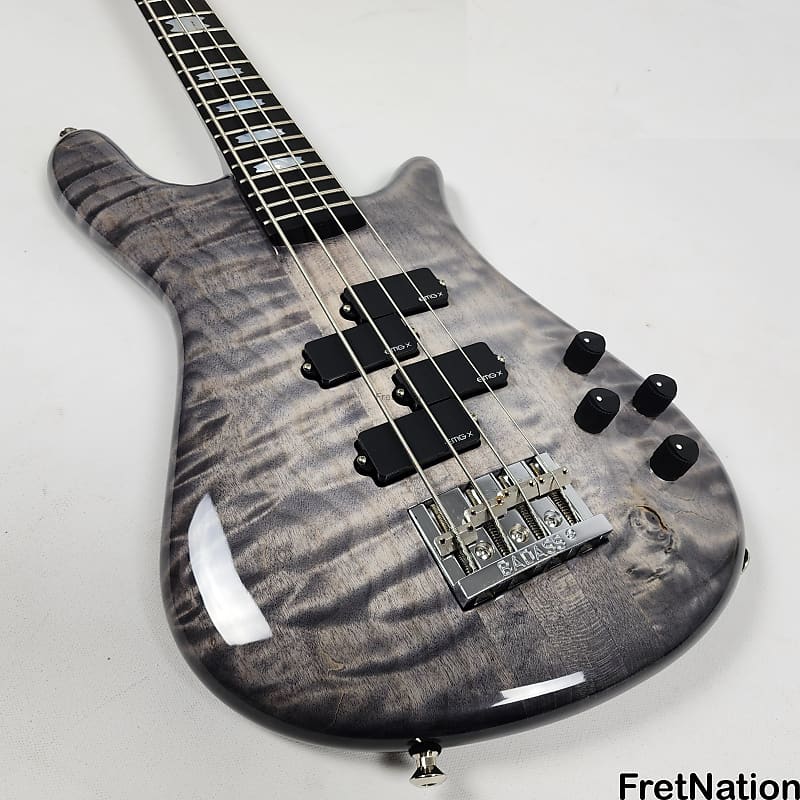 Spector USA New Era NS-2 4-String Bass P/P BADASS Charcoal | Reverb
