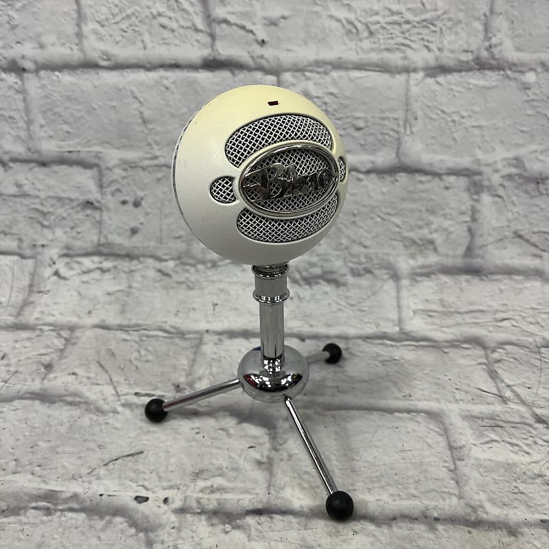 Blue Snowball USB Microphone with Blue Stand | Reverb