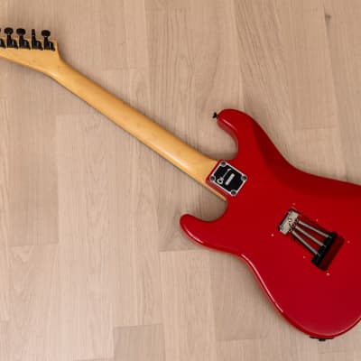 1986 Charvel Model 3A Vintage Electric Guitar Superstrat Red | Reverb