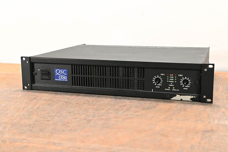 QSC CX302 2-Channel Power Amplifier CG01KNL | Reverb