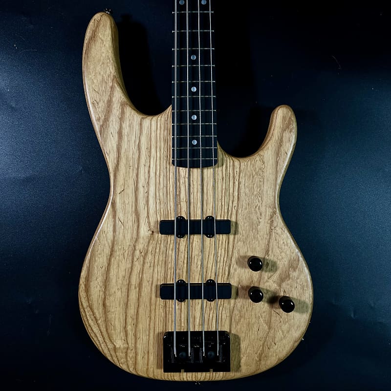 Carvin BK4 Bass Guitar with Swamp Ash Body - Natural | Reverb UK