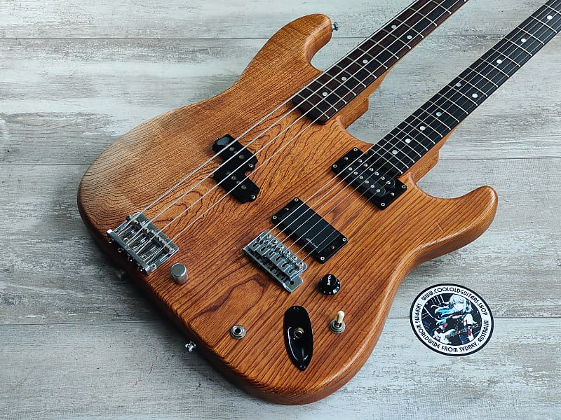 1980's ESP Japan Custom Order Double-Neck Guitar/Bass | Reverb