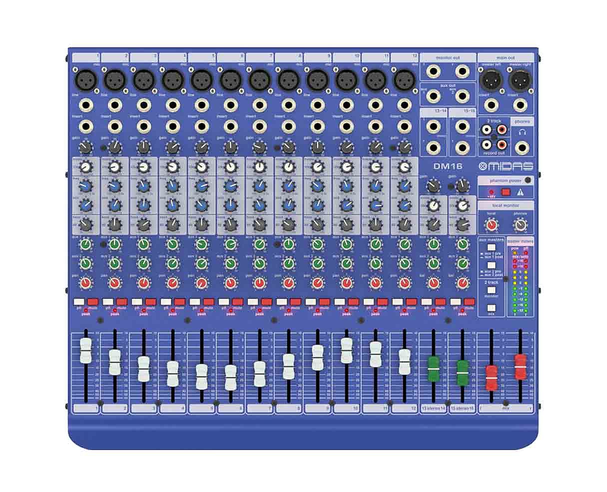Midas DM16 16-Input Analog Mixer | Reverb UK