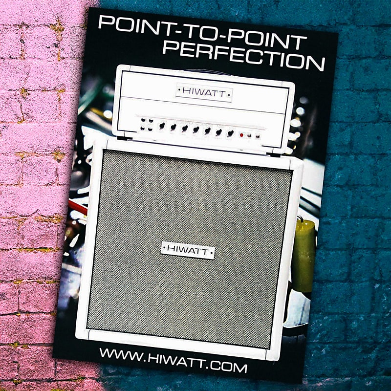HIWATT AMPLIFICATION "PERFECTION" POSTER INSANELY RARE | Reverb
