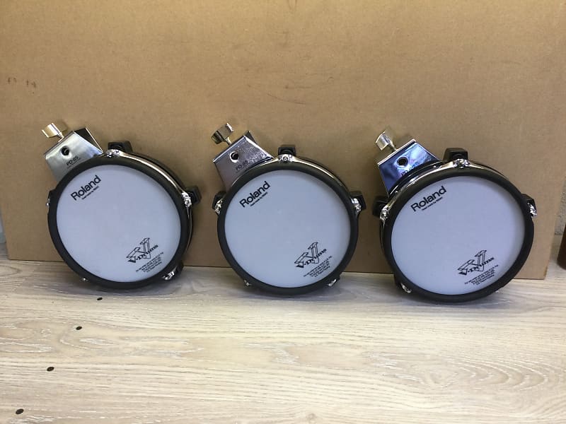 Set of 3 Roland PD-85-BK Dual Trigger V-Pads | Reverb