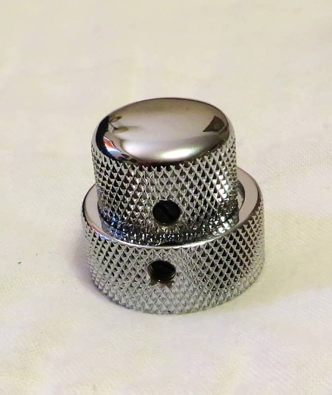 Euro Concentric/Stack Dome Knob - Chrome | Reverb
