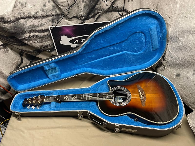 Ovation Model 1569-1 Acoustic Guitar with Case - RARE - Made | Reverb
