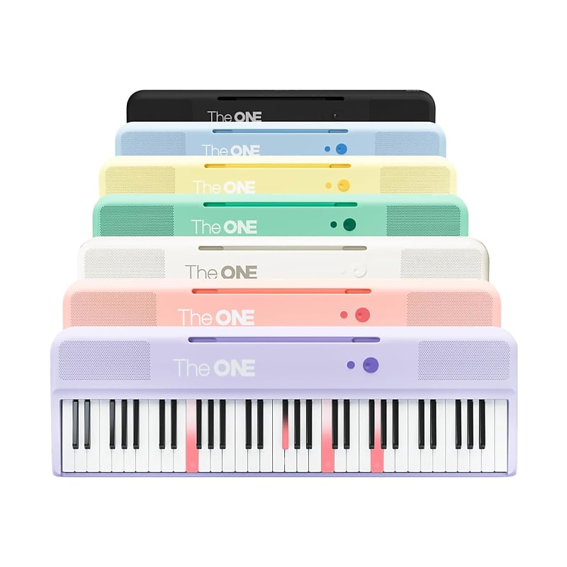Smart Keyboard Color 61 Lighted Keys Piano Keyboard, Electric | Reverb
