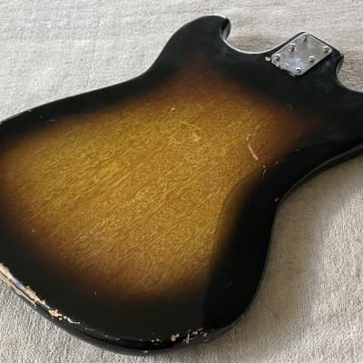 1960’s Victoria Loaded Bass Body Working Pickups Tobaccoburst | Reverb