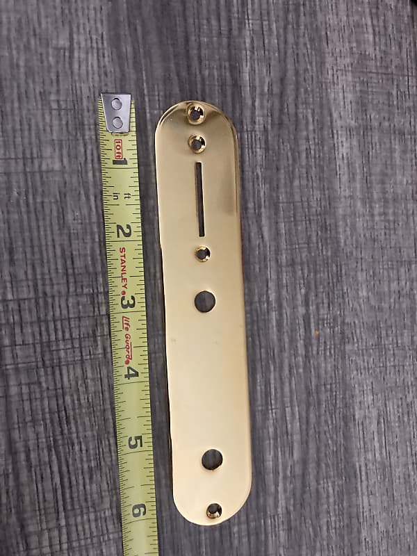 Telecaster Guitar Control plate 2022 - Gold | Reverb