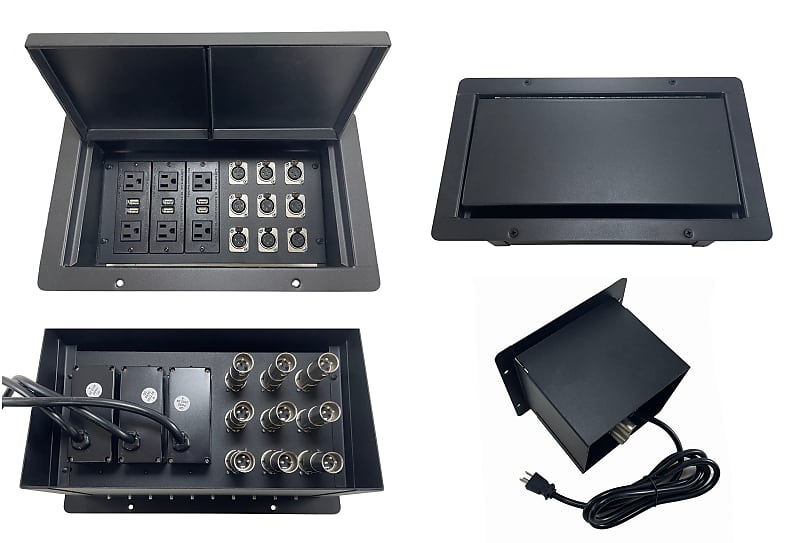 PROCRAFT JUMBO GAP LID FEED-THRU RECESSED Stage Pocket/Floor | Reverb