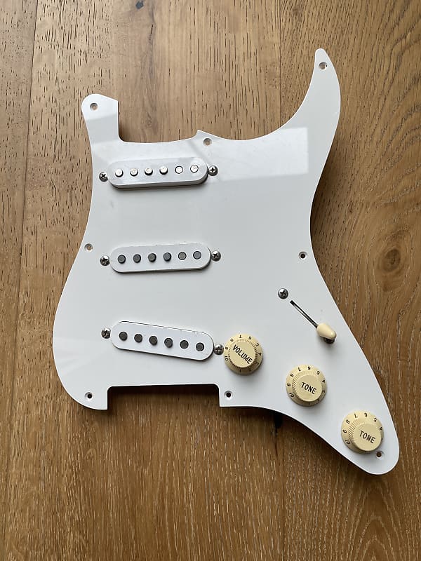 90s MIJ Fender Stratocaster ST-57 Japan Loaded Pickguard | Reverb