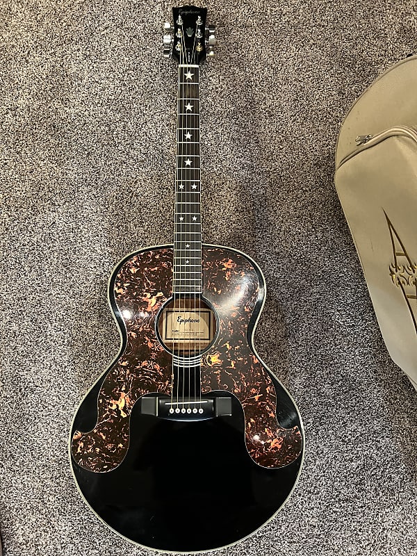 Epiphone SQ-180 Don Everly Star w Gibson Headstock 1989 Black | Reverb