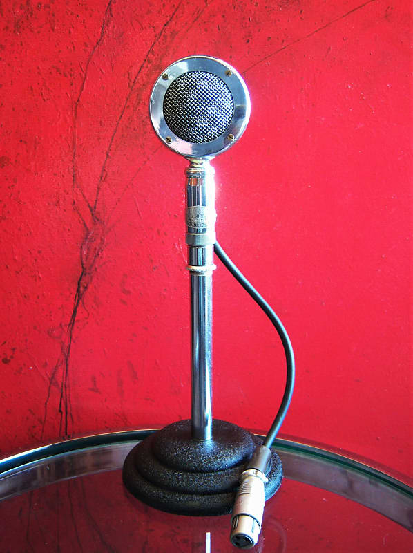 Vintage RARE Rion M-211 / Astatic D2 crystal Chrome | Reverb