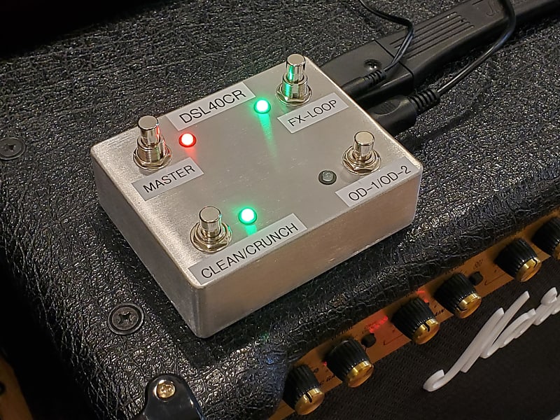 New Custom Heavy-Duty 4-Button (6-Way) MIDI Footswitch for | Reverb