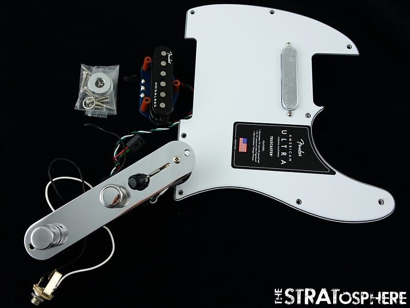 USA Fender Ultra Tele LOADED PICKGUARD NOISELESS S-1 American | Reverb