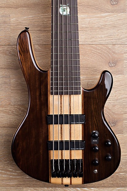 Wolf S10-6 6 string neck through bass guitar | Reverb