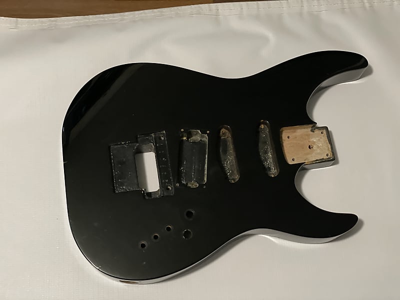 1980's Kramer Pacer Custom I F6000 Black Guitar Body Floyd | Reverb