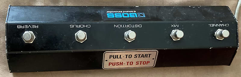 JMF Spectra 225 Dean Markley Guitar Amp 5 button Footswitch | Reverb