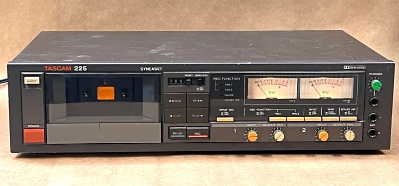 TASCAM TEAC 225 Syncaset Cassette Tape Mixdown Recorder | Reverb