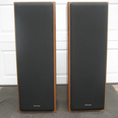 Pair of Technics SB-A33 Double Woofer 3-Way Tower Speakers - | Reverb