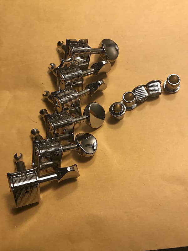Guild Vintage 6 Inline Tuners 2018 Nickel Split Top Fits | Reverb