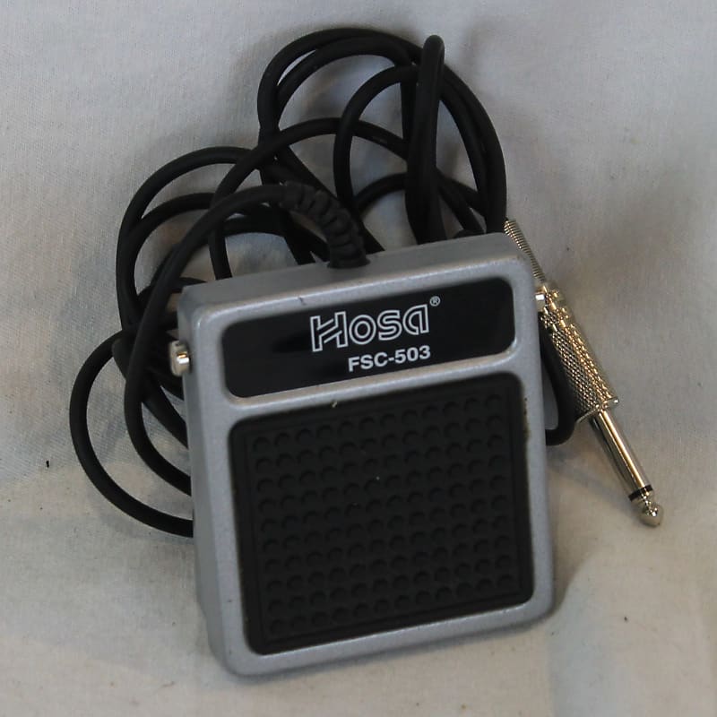 Hosa FSC-503 Momentary Foot Switch Control Keyboards Drum | Reverb UK