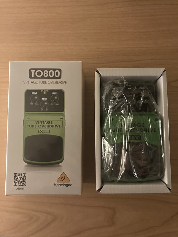Behringer TO800 Vintage Tube Overdrive 2010s - Green | Reverb
