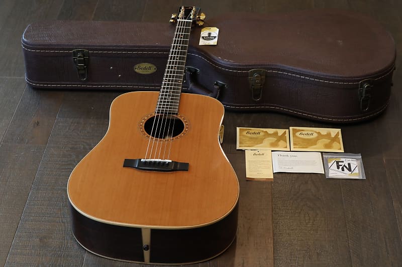 Bedell TB-24-G Natural Cedar Top & Solid Rosewood Acoustic | Reverb