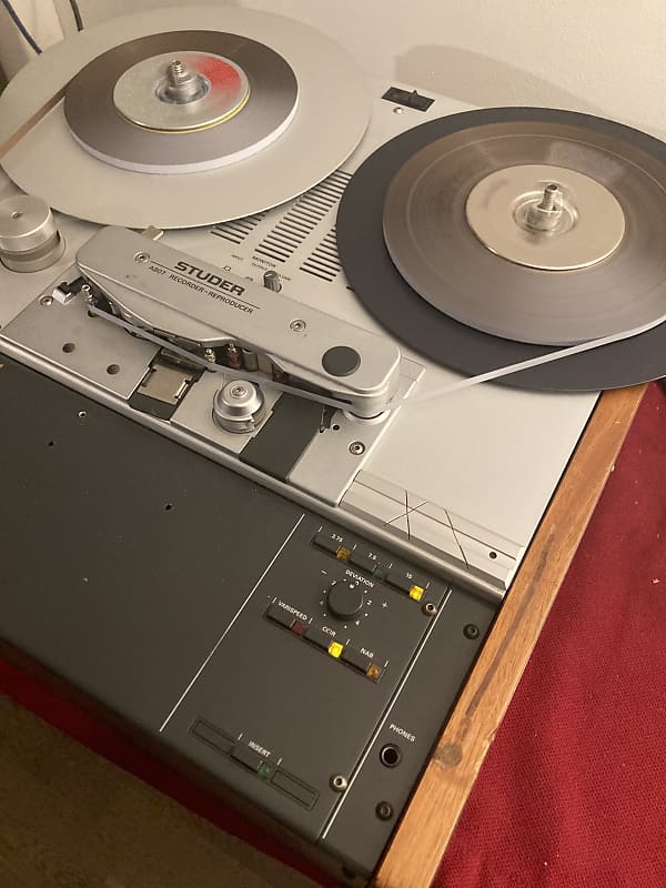Studer 807 Professional Tape Recorder - wooden side panels | Reverb