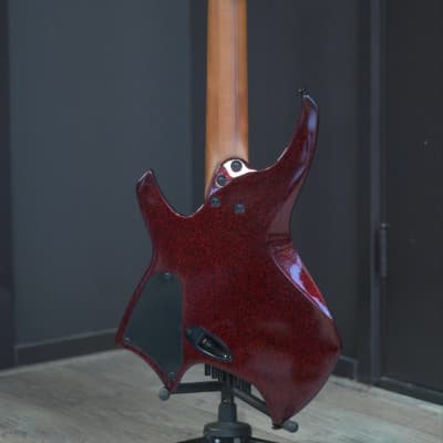 Ormsby Headless Goliath 7 GTR Run 17 - Red Sparkle | Reverb