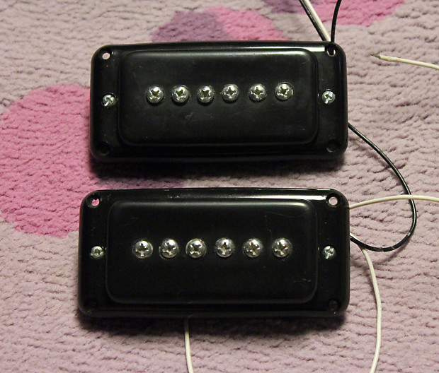 2013 M3 California RH-100 Mosrite Pickup Black | Reverb