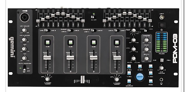 Gemini PDM-03 19" 4-Channel Mixer Black | Reverb