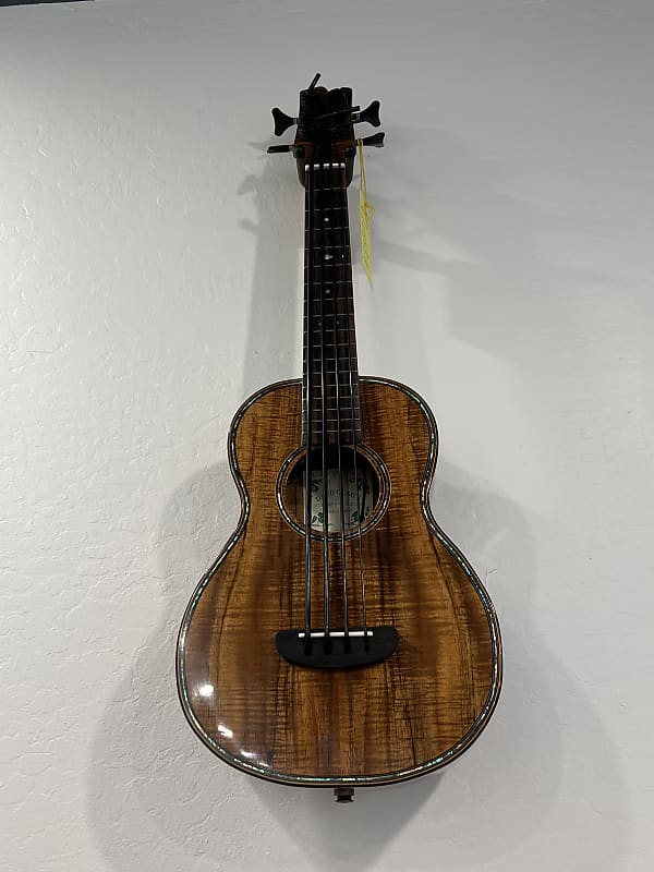 David Gomes Hawaiian Koa Bass Ukulele 2022 - 20th Anniversary | Reverb