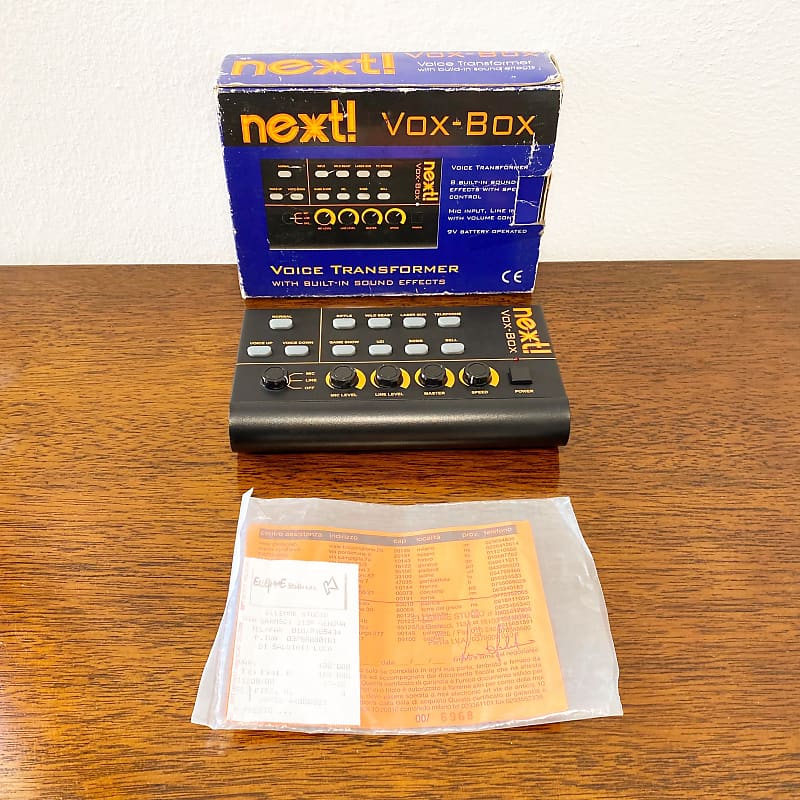 Next! Vox Box - Voice Transformer 8 Sound Effects & Voice | Reverb