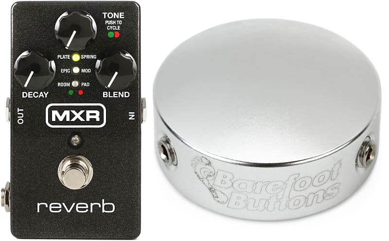 MXR M300 Digital Reverb Pedal Bundle with Barefoot Buttons V1 | Reverb