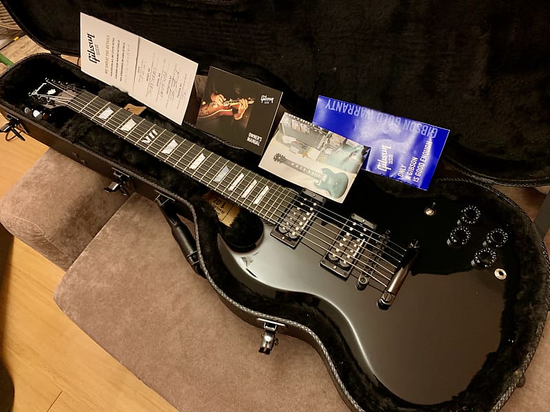 Gibson SG Dark 7 Limited Run collection 7 strings complete | Reverb