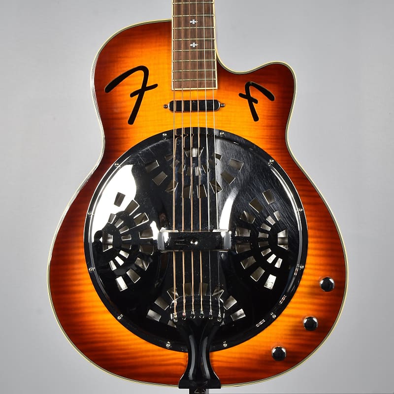 Fender FR-50CE Cutaway Acoustic-Electric Resonator Guitar - | Reverb