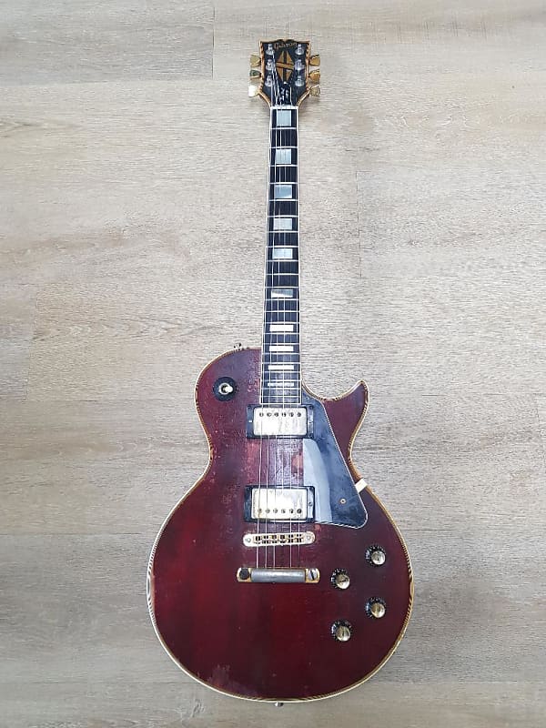 Gibson LES PAUL CUSTOM 1976 - WINE RED | Reverb