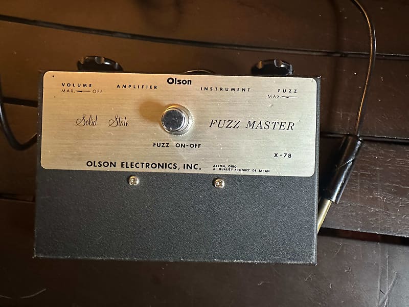 Olson Electronics X-78 Fuzz Master 60s | Reverb