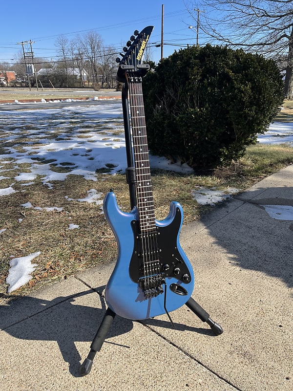 Kramer Pacer Deluxe 1986-1987 Flip-Flop Blue | Reverb
