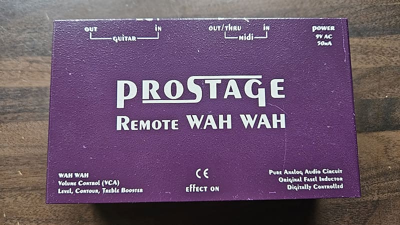 ProStage Remote Wah Wah Rack top Zustand | Reverb